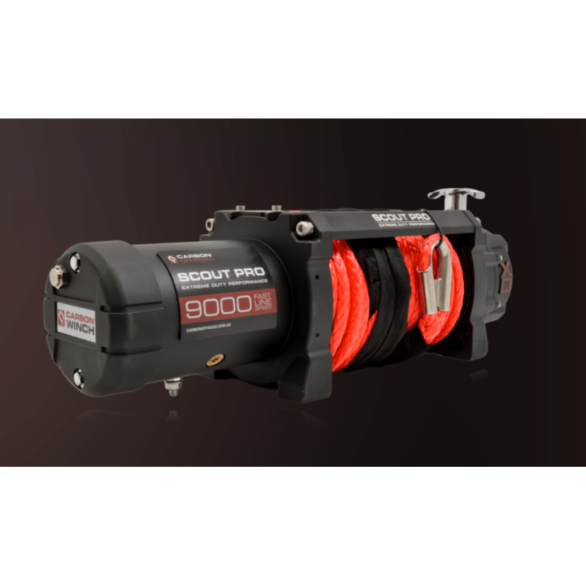 Carbon Scout Pro 9.0 Extreme Duty 9000lb Ultra High Speed Electric Win ...