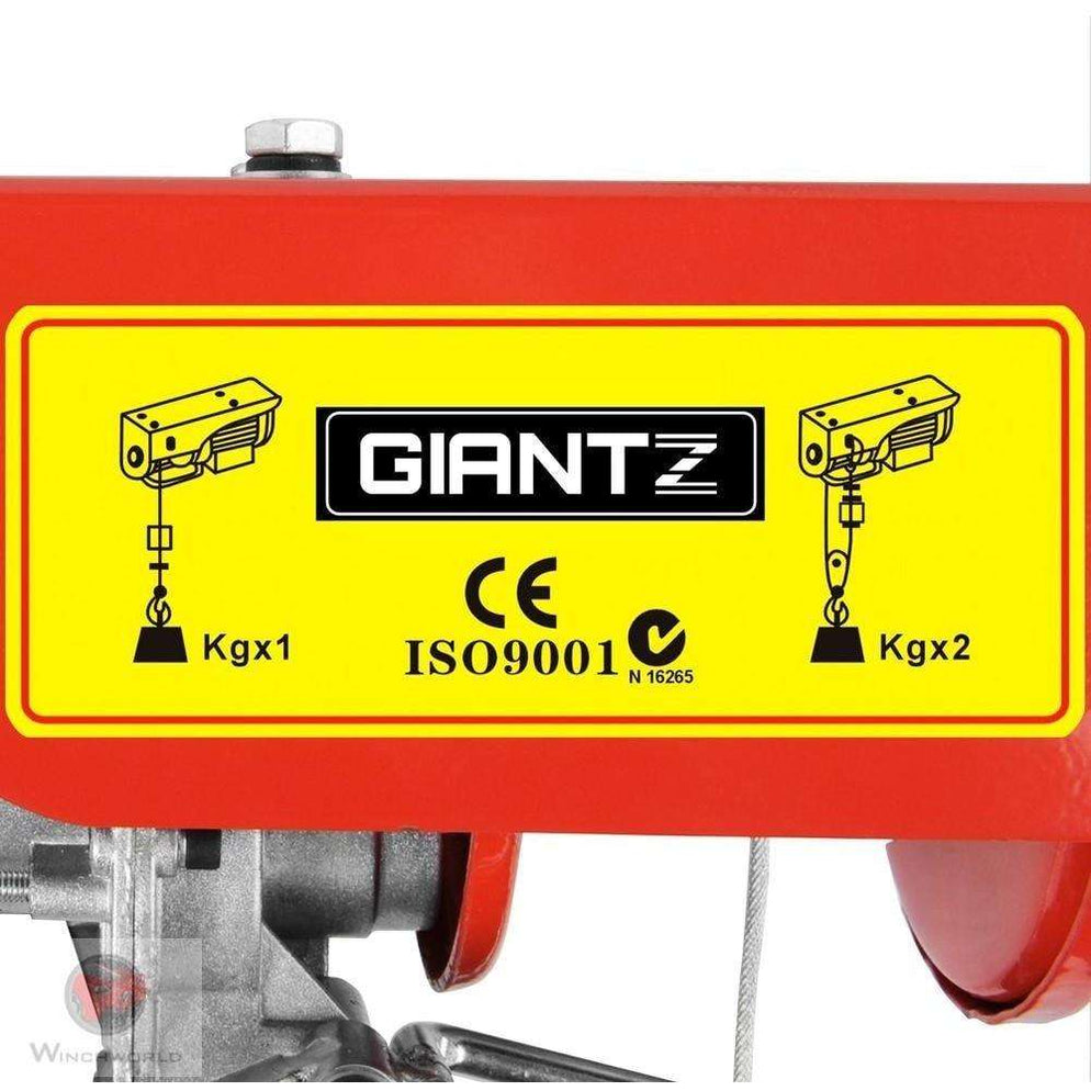 Giantz 300/600kg Electric Hoist Winch | 1200W — Winchworld
