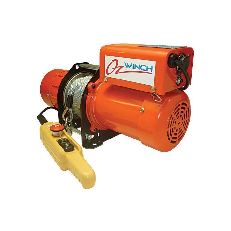 OzWinch 240V AC Electric Planetary Winch 500KG — Winchworld
